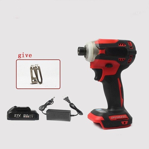 21V Cordless Screwdriver Electric Hand Drill Rechargeable Impact Wrench ...