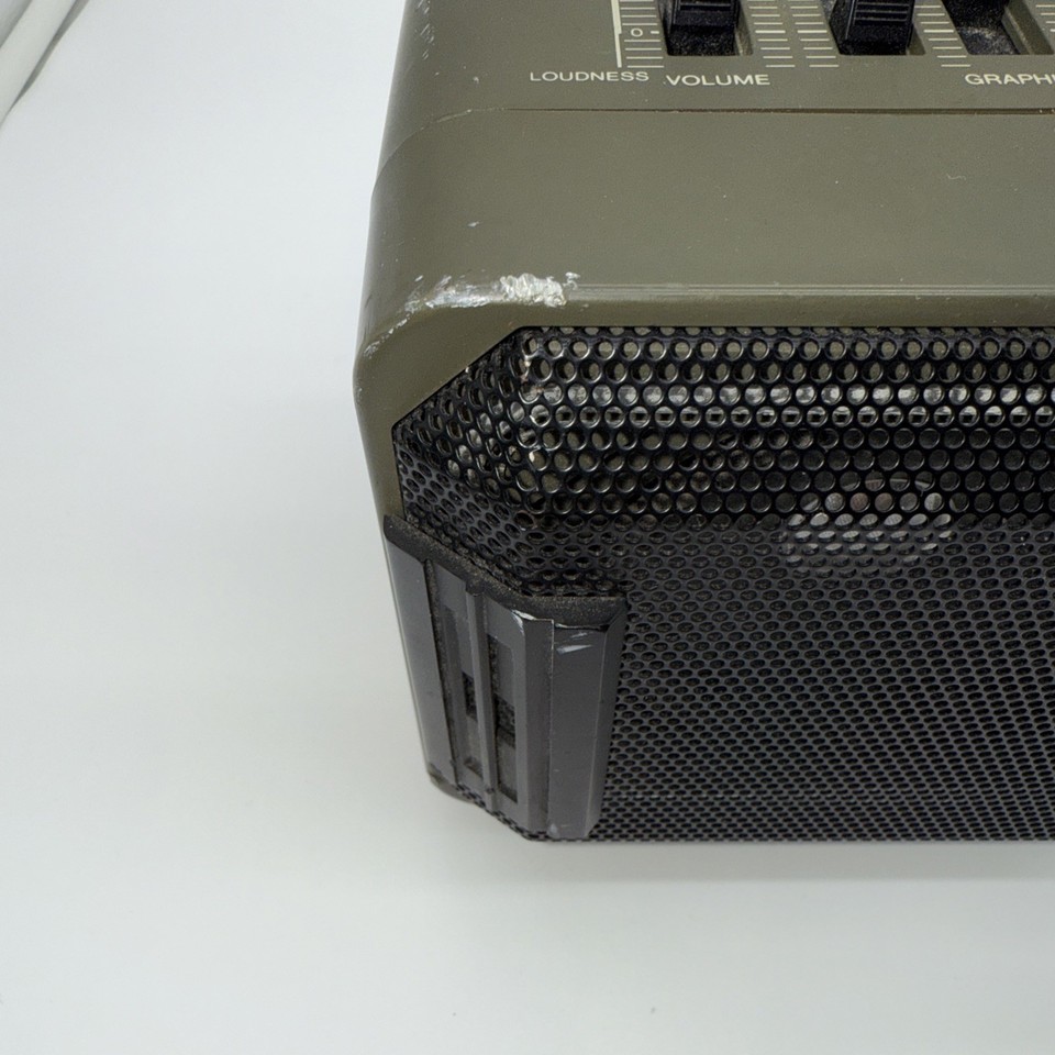 Vintage 80s SHARP WQ-T282(GR) Stereo Twin Tape Boombox tested working ...