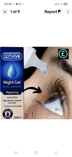 Eye Drops Night Gel Repairing & restoring of the eye - Instant Relief ...