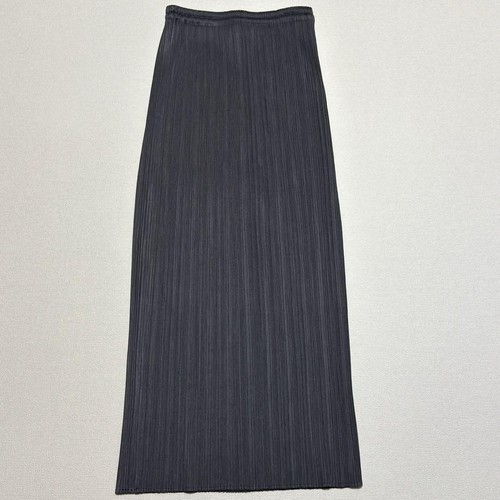 ISSEY MIYAKE Pleats Please Skirt Long skirt gray size 2 equivalent to M ...