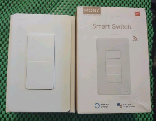 MOES WiFi Smart Light Switches Wall Switch Combo Alexa Google APP ...