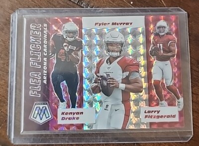 2020 Mosaic Flea Flicker Silver Prizm Kyler Murray/Drake/Fitzgerald # ...
