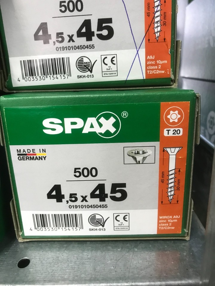SPAX ®Wirox verz. Original ABC T-Star Plus Senkkopf, Torx ...