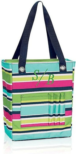 Thirty one Tall zip organizing tote 31 gift shoulder bag Preppy Pop | eBay