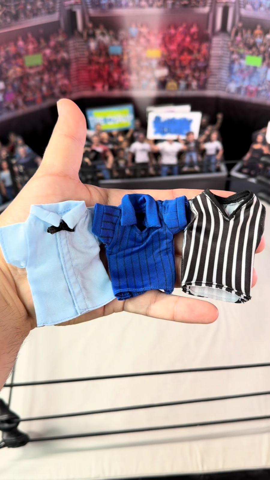 Cloth Muscle Referee Shirt for WWE & AEW Wrestling Action Figures | eBay