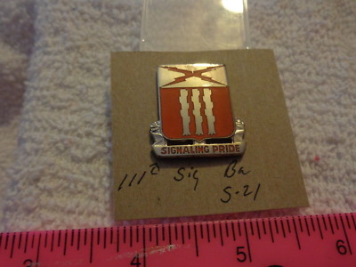 111th Signal Battalion S-21 Unit Crest, DI, DUI (DRAW#A8) | eBay