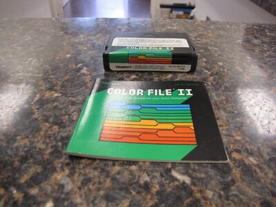 Vintage Tandy 26-3110 Color File II Color Computer Cartridge - KK39 | eBay