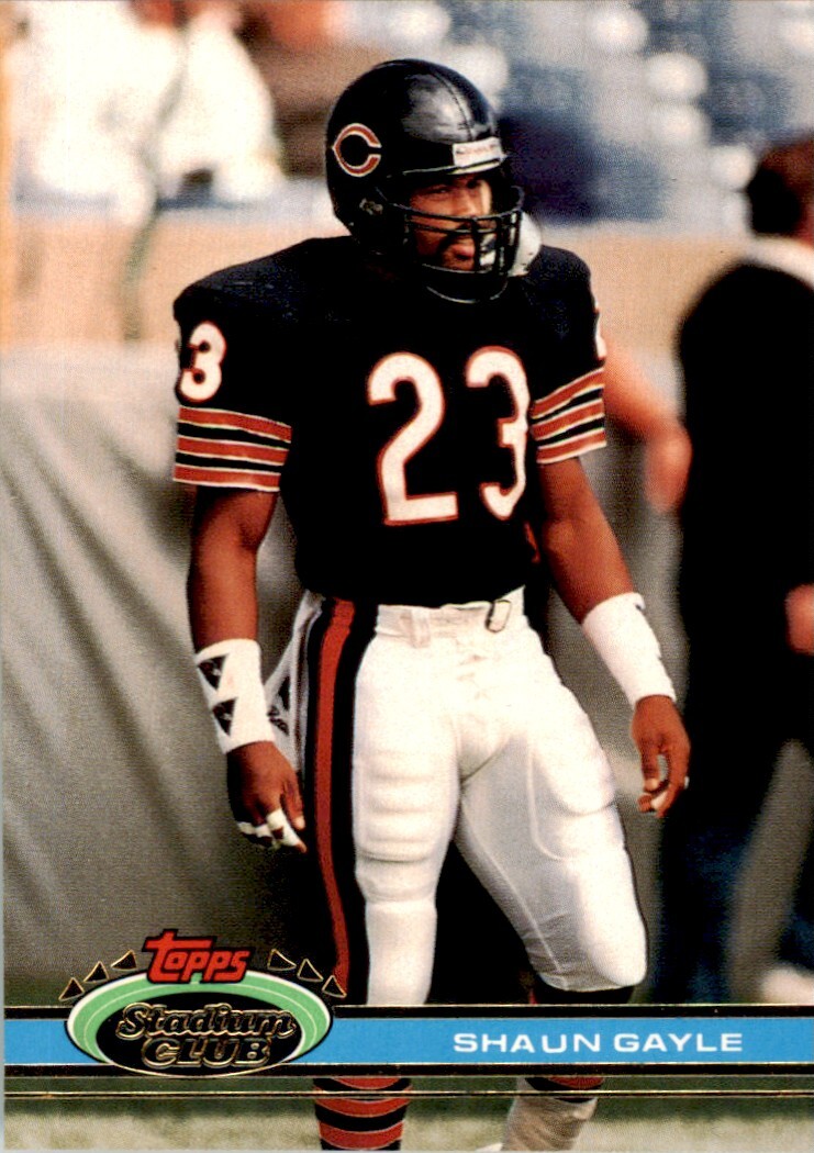 1991 Stadium Club Shaun Gayle . Chicago Bears #182 | eBay