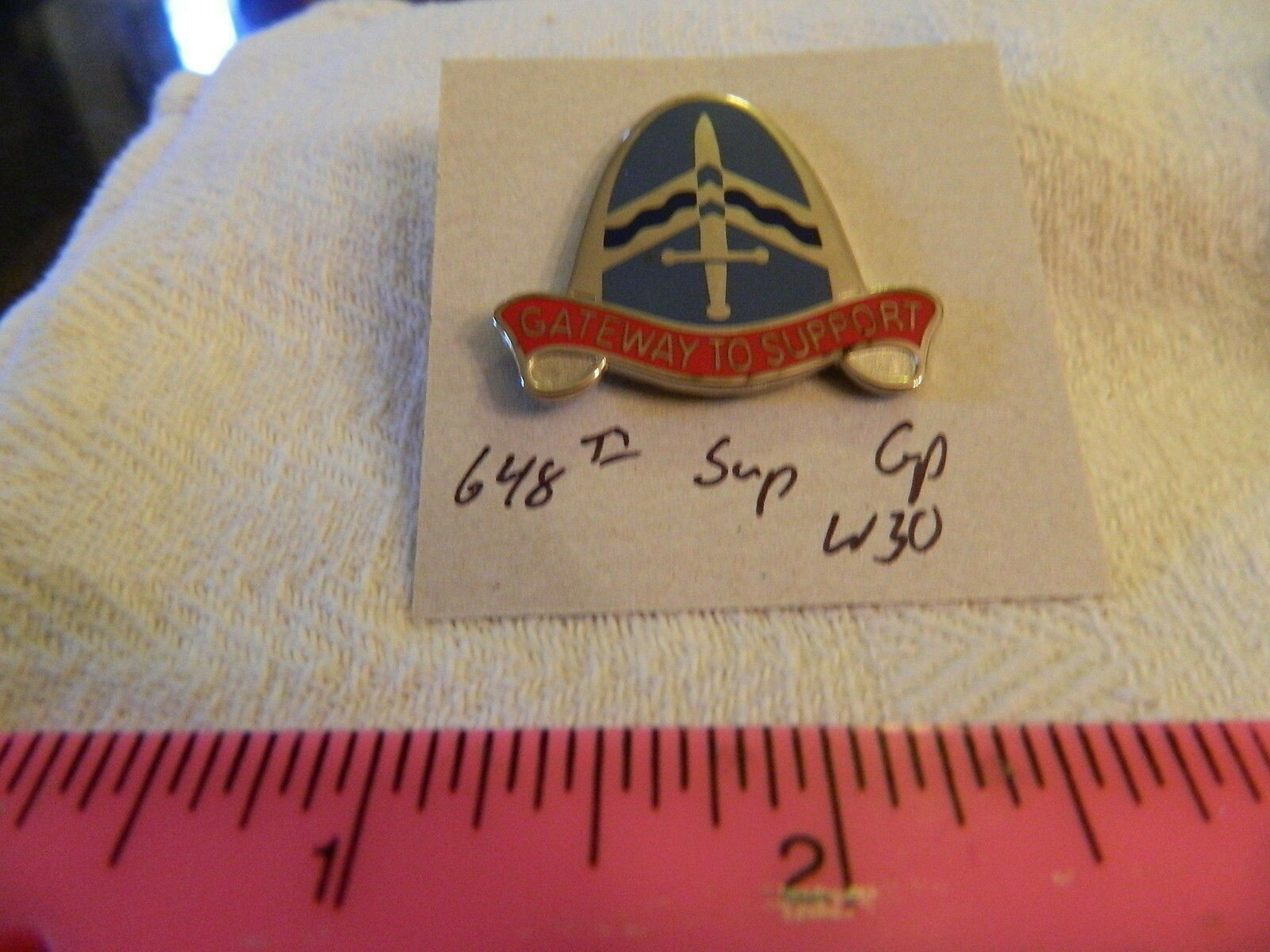 648th Support Group W30 Unit Crest, DI, DUI (DRAW#M10) | eBay