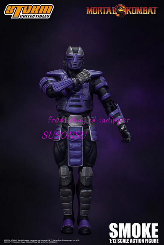 Storm Toys 1/12 Mortal Kombat Smoke Action Figure In Stock | eBay