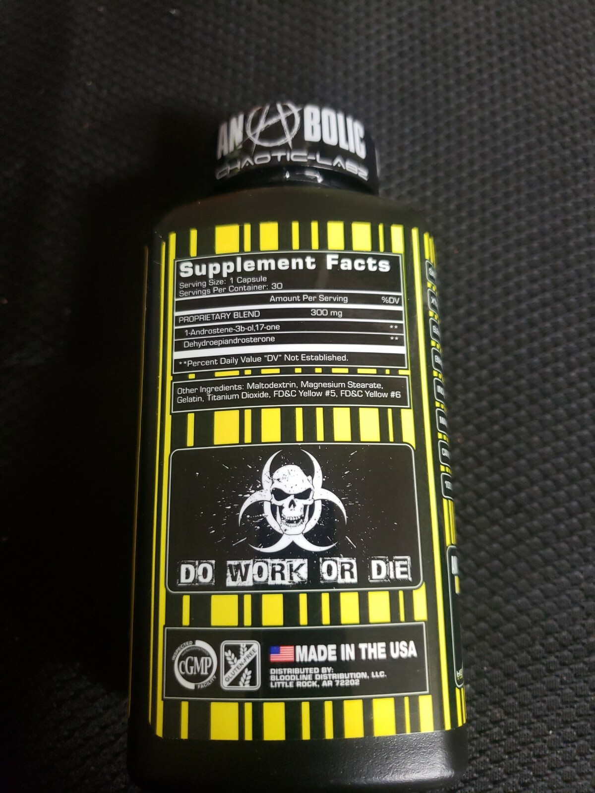 chaotic labz Andrabolic Anabolic LEGAL Formula 30 capsules muscle and ...