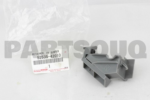 5253542010 Genuine Toyota RETAINER, FRONT BUMPER SIDE, RH 52535-42010 ...