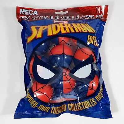MARVEL SPIDER-MAN TOY CAPSULE COLLECTIBLES SET MISB NECA 2022 EDITION ...