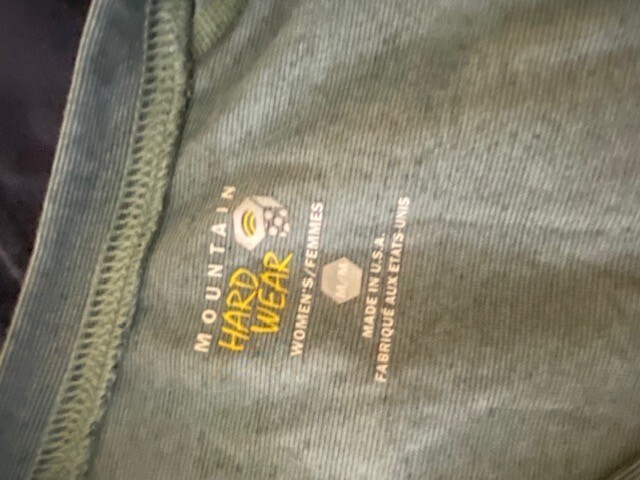 Mountain Hardwear Women's Sz M Green Short Sleeve V-Neck T-Shirt Casual Outdoor | eBay