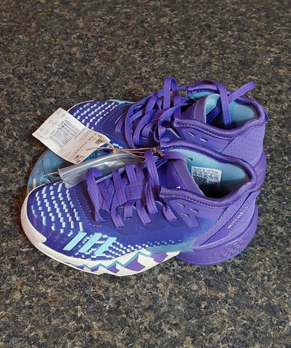 Adidas DON Issue 4 Basketball Shoes Kids 11 Purple Rush Utah Jazz ...
