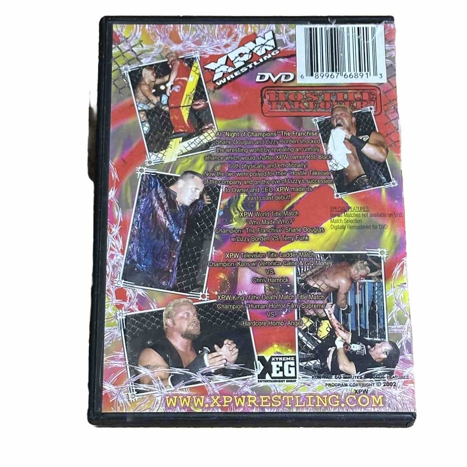 XPW Hostile Takeover DVD Douglas, Terry Funk, Pro Wrestling ...