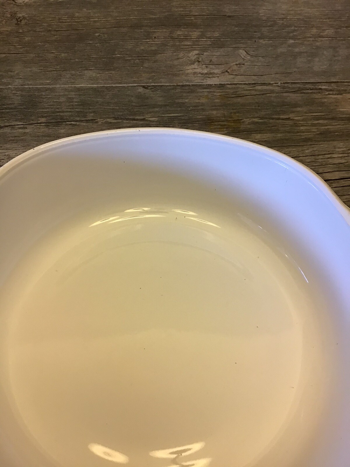 Vintage Anchor Hocking Cookware White With Black Wheat Pattern 7 ...