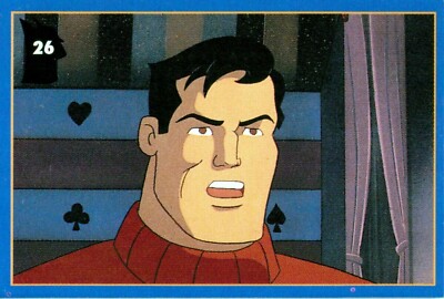 1992 BATMAN ANIMATED Sticker Card BRUCE WAYNE #26 Dynamic Australia | eBay