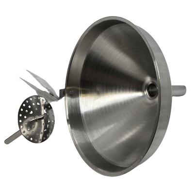 Stainless Funnel 14cm with Disc For Home Brew Juice Making | eBay UK
