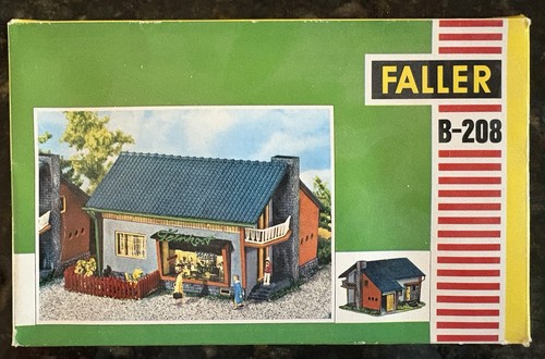 Rare! New! House with Local Shop - HO 1:87 Faller B-208 Building Kit ...