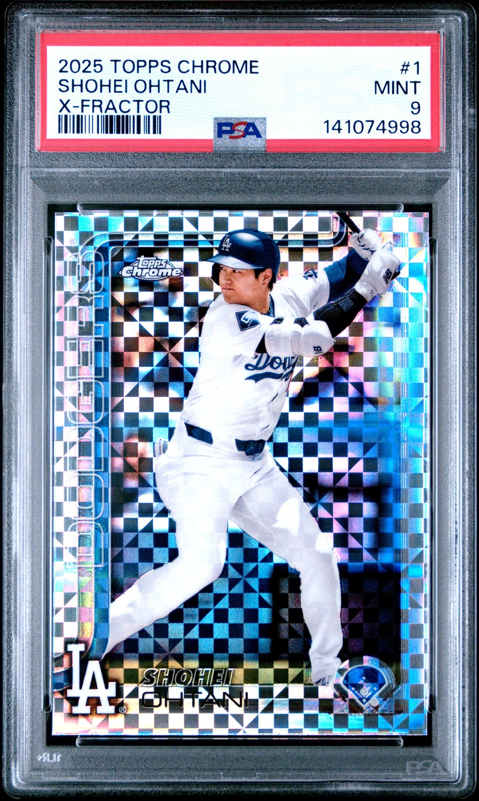 2025 TOPPS CHROME X-FRACTOR #1 SHOHEI OHTANI PSA 9 | eBay