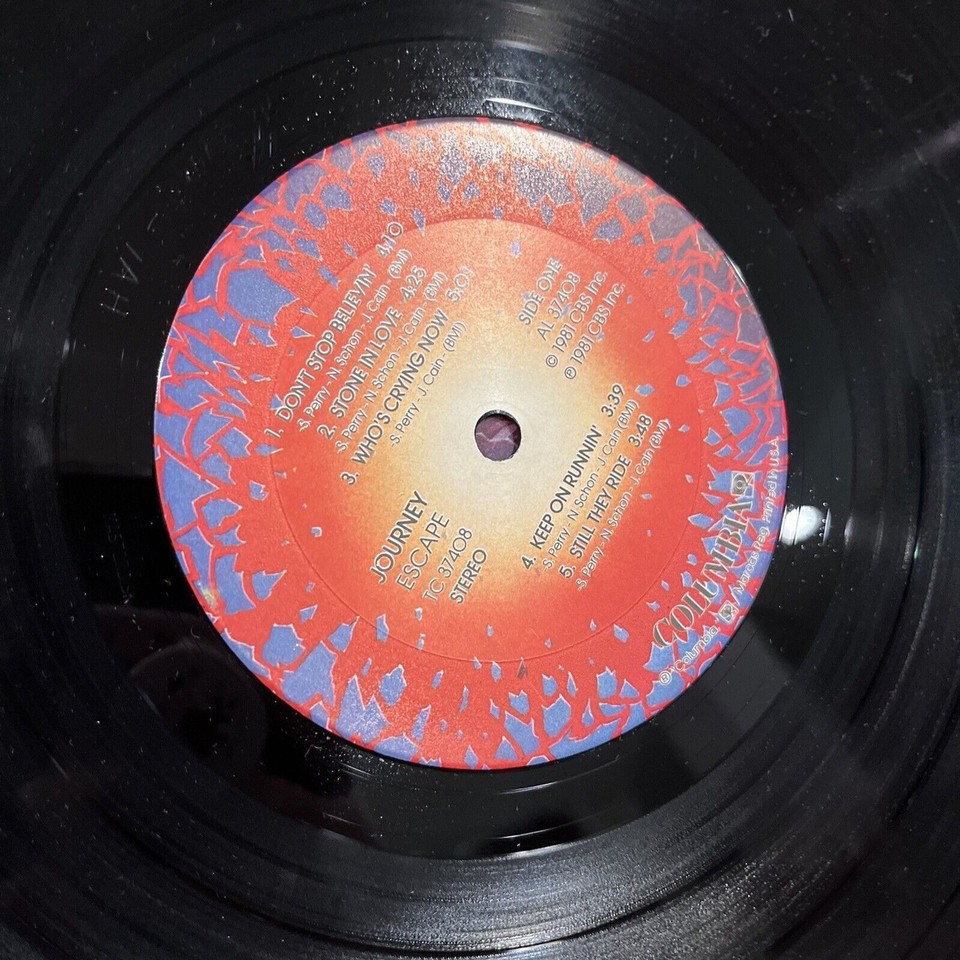 Vintage 1981 "Journey Escape" (Esc4p3) LP Columbia Vinyl LP Record | eBay