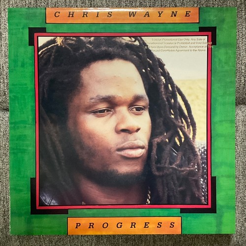 CHRIS WAYNE-PROGRESS-1988👉PROMO👈HB-51 ROOTS REGGAE-PLAY TESTD NM CLEAND ...