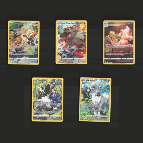 Pokemon FULL ART Trainer Gallery SWSH Ultra Rare Holos Bundle Set 5 ...