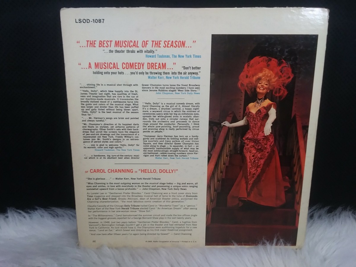 Carol Channing Hallo Dolly Lot "CAROL CHANNING IN 'HELLO, DOLLY!'"