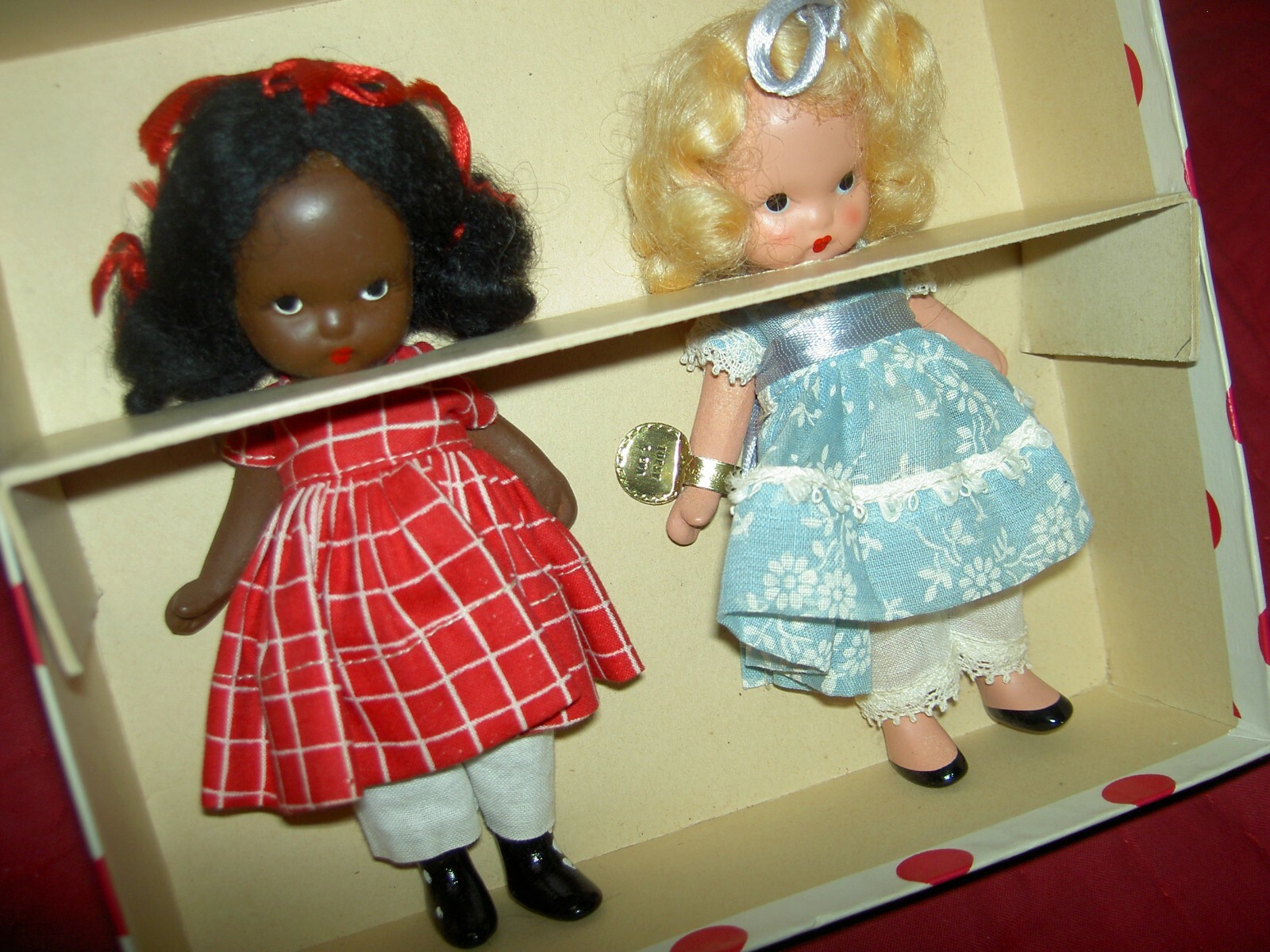 NANCY ANN Storybook BROTHER & SISTER PAIR jointed bisque MS dolls #85 ...