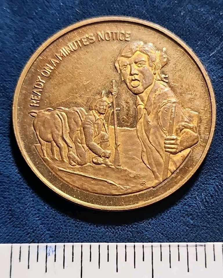 The Minuteman American Bicentennial Token Medal Coin (MT.#0306) | eBay