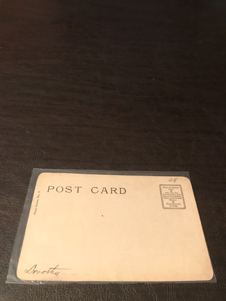 EARLY 19?? - HUMOR - POSTED POSTCARD - SIS NEVUR UTTERS A SLANG WORD ...