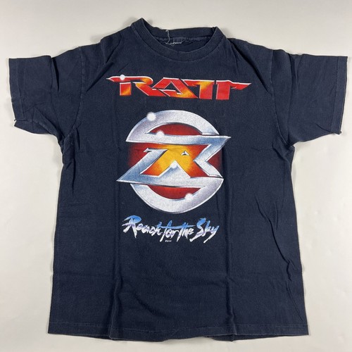 Vintage 1989 Ratt Shirt M Reach For The Sky City To City World Tour | eBay