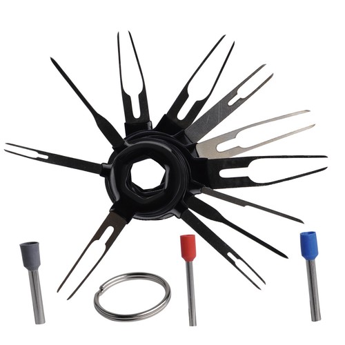 11X Car Electrical Terminal Wiring Crimp Connector Pin Extractor ...