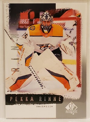 2020-21 SP Authentic '00-01 Retro #R21 Pekka Rinne Nashville Predators ...