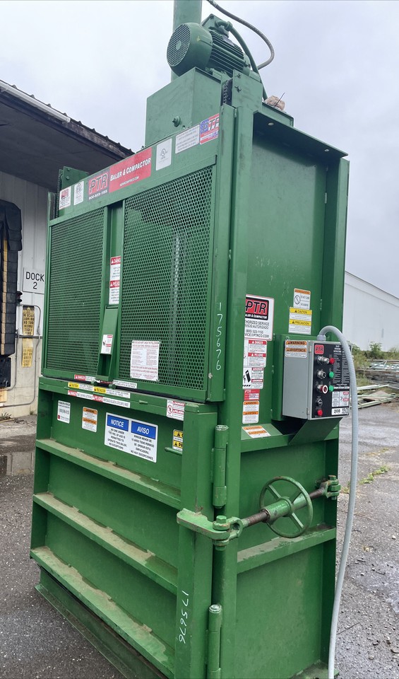 PTR Baler & Compactor 2300HD 10 HP 60” Vertical Baler | eBay