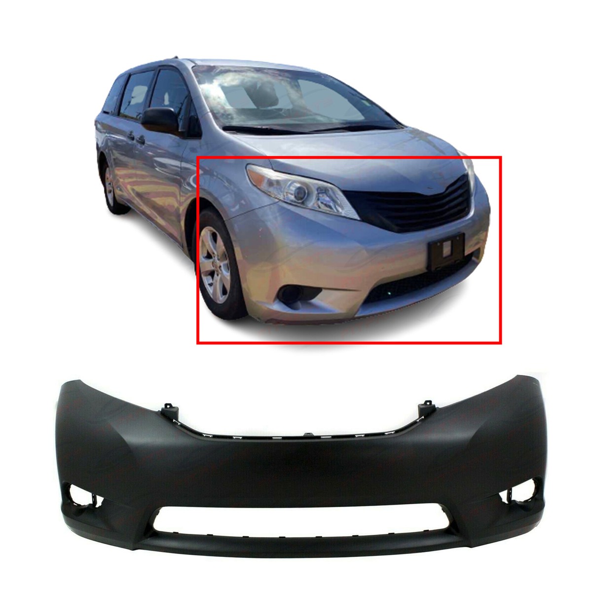 2013 Toyota Sienna Aftermarket Bumpers Rear Bumper Guard 8TY918A
