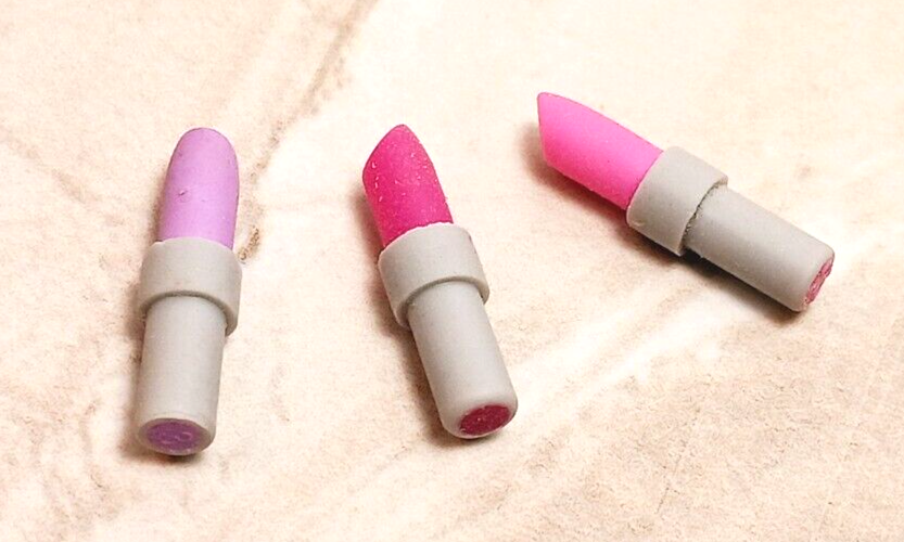 New LEGO Lipsticks Lot of 3 PINK Dark Pink PURPLE Punk Makeup Friends ...