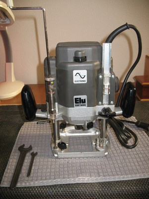 Elu Plunge Router #3338 Woodworking tool, 2 1/4 HP, made in Switzerland ...
