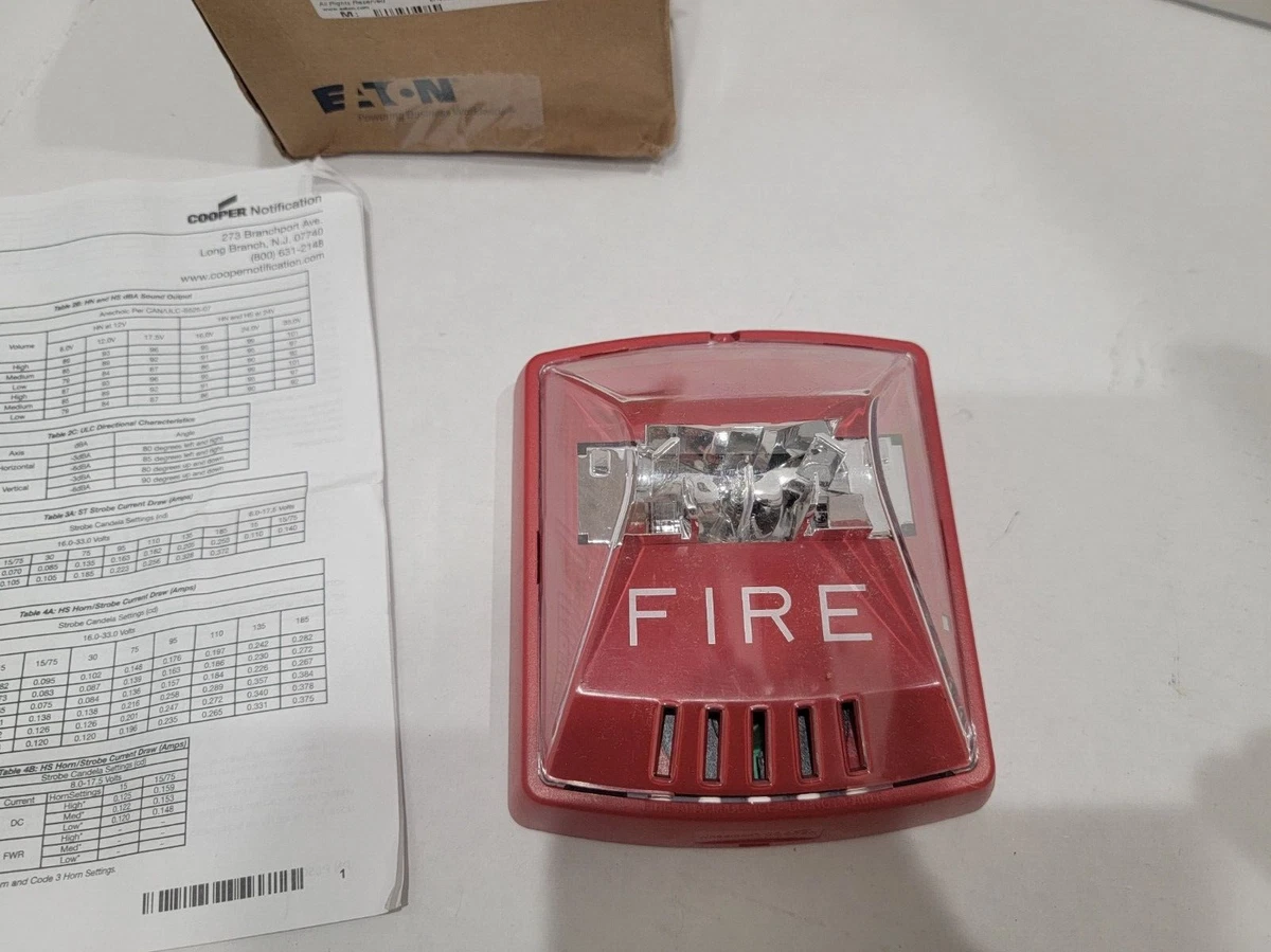 Wheelock HSR (Exceeder) Fire Alarm Test, 41% OFF