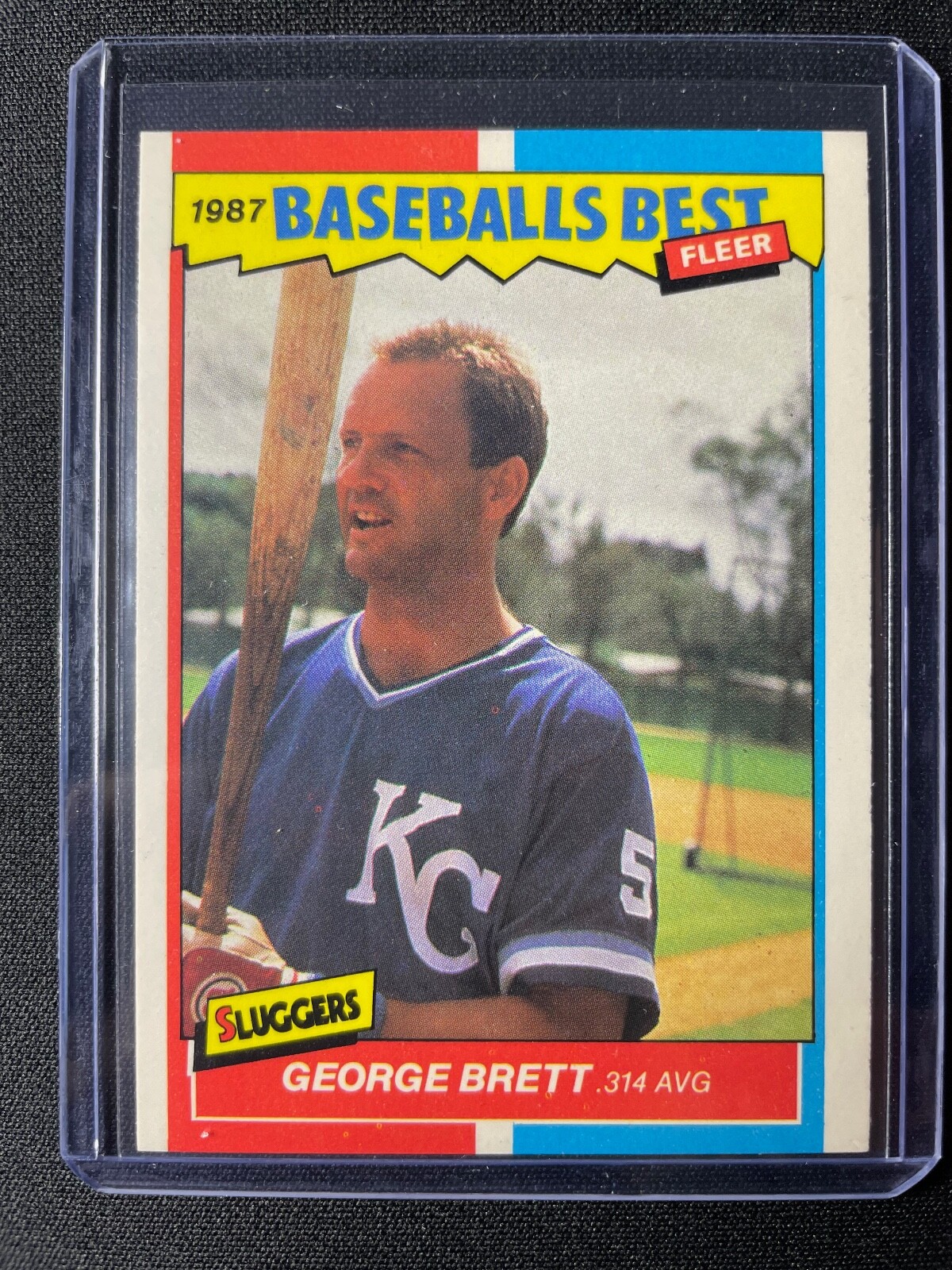 1987 Fleer Baseball's Best Sluggers vs. Pitchers George Brett #6 of 44 ...