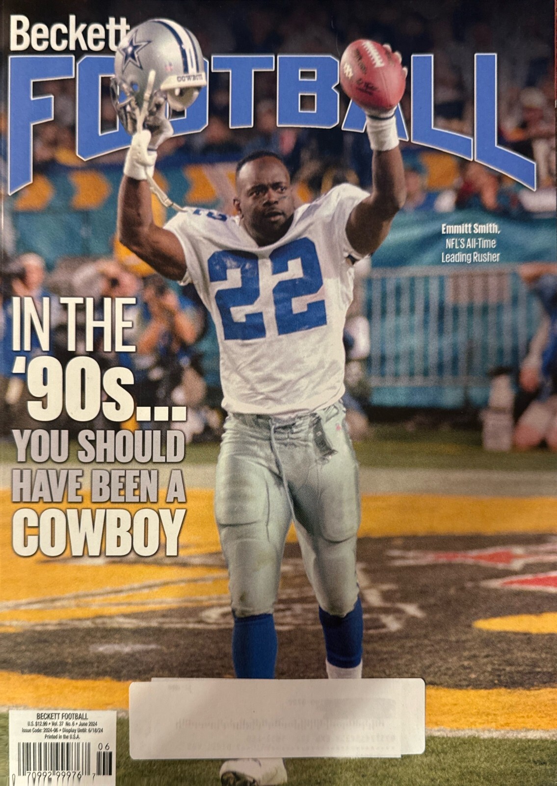 Beckett Football Price Guide June, 2024 Featuring Emmitt Smith | eBay