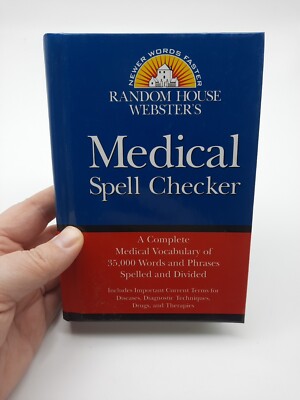 Webster's Medical Spell Checker by RH Disney Staff (1998, Hardcover ...