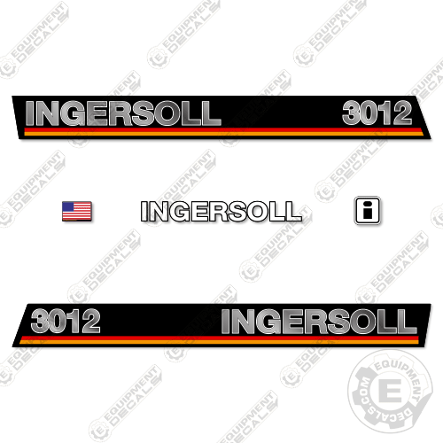 Fits Ingersoll 3012 Decal Kit Mower - 7 YEAR OUTDOOR 3M VINYL! | eBay