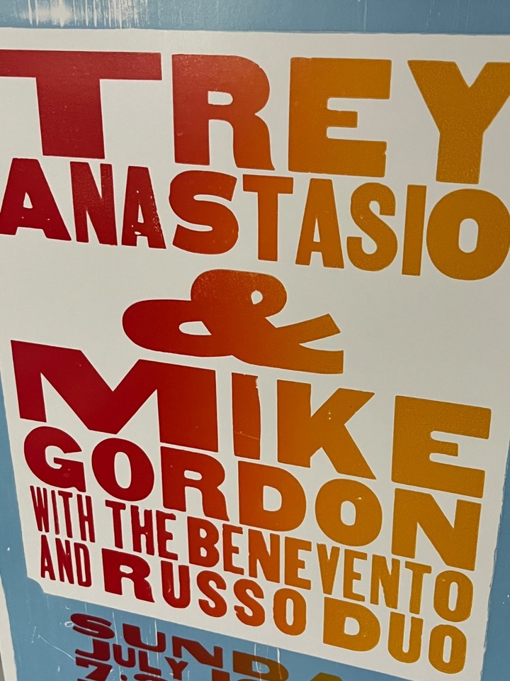Trey Anastasio & Mike Gordon | GRAB Ryman Poster 2006 | Hatch Show ...