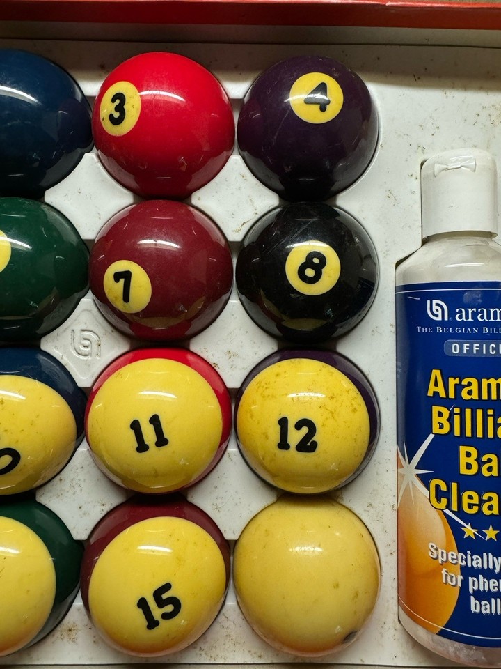 Vintage Belgian Aramith Select billiard ball set- Complete | eBay