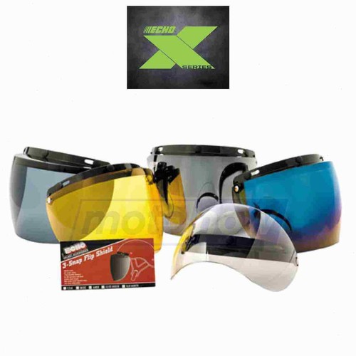 Echo Ecom 02-201 3 Snap Filp Shield for Helmets Helmet Accessories & gs ...