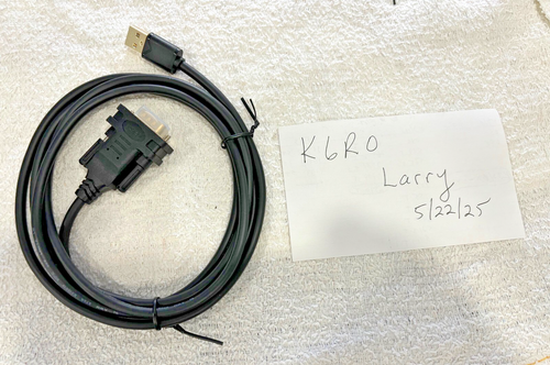 ELECRAFT K3 KUSB CABLE - CONNECTS K3 TO COMPUTER - MUST HAVE ...