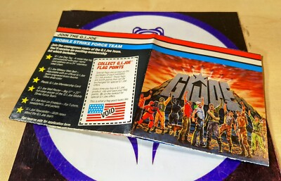 GI JOE FIGURE VEHICLE PURCHASE FORM INSERT PAMPHLET BROCHURE 1985 G.I ...