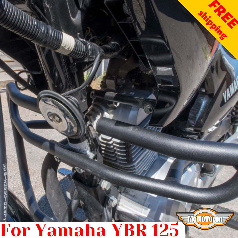 For Yamaha YBR 125 Engine guard YBR125 Crash bars | eBay